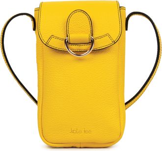 Kate Lee Damen Sac en Cuir Pochette Téléphone Zelie Jaune Tasche, gelb