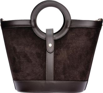 Anna Luchini Kastanienbraun Rindsledertasche