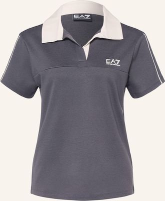 Emporio Armani ea7 Emporio Armani Jersey-Poloshirt Train Sporting Club grau