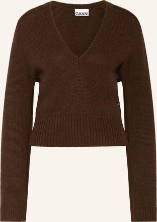 Ganni Pullover braun