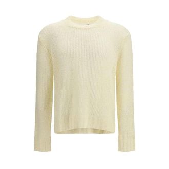 Jil Sander Rundhals-Strickpullover - - Knitwear - Herren - Beige - M