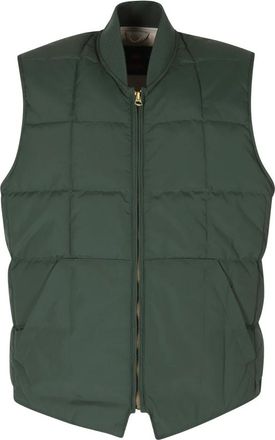 Fortela Homme, Vestes, Vert, Taille: L Gilet Vest1 Smanicato In Nylon