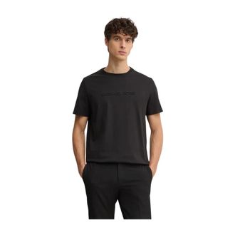 Michael Kors Logo-Pr&auml;gung Baumwoll-T-Shirt - - Tops - Herren - Schwarzk - XL