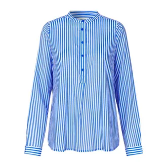 Lollys Laundry Chemises - Femme - Blouses et Chemises - Bleu - Taille: 46 FR