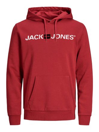 Jack & Jones Herren JJECORP Old Logo Sweat Hood NOOS 12137054, Rio Red/REG FIT, XXXL
