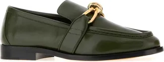 Bottega Veneta Green Mocassini Loafers