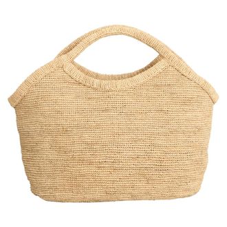 Ibeliv Femme, Sacs, Beige, Taille: ONE Size Pure Cabas en raphia