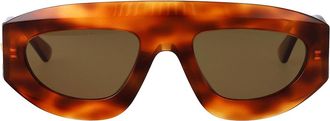 Bottega Veneta Lunettes De Soleil - Marron