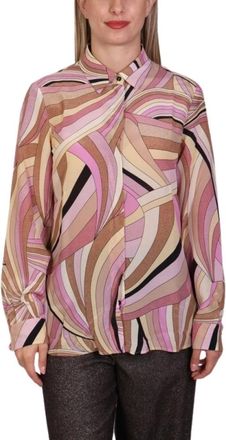 Marella Femme, Blouses et Chemises, Multicolore, Taille: 48 FR Printed Shirt