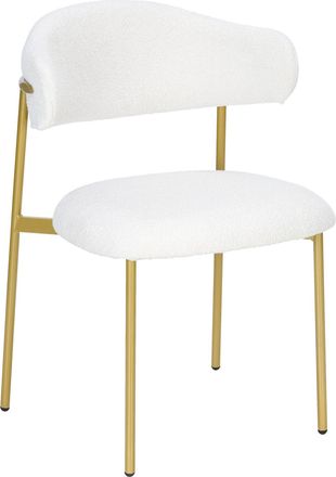 Livetastic Stuhl, Wei&szlig;, Holz, Metall, Textil, Pappel, Sperrholz, Rundrohr, 55x78x58 cm, Esszimmer, St&uuml;hle, Esszimmerst&uuml;hle, Vierfu&szlig;st&uuml;hle