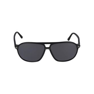 Tom Ford unisex, Accessoires, Noir, Taille: 61 MM Lunettes de Soleil Noires Classiques Ft1026-N