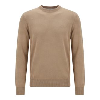 HUGO BOSS Rundhals-Strickpullover - - Knitwear - Herren - Beige - S