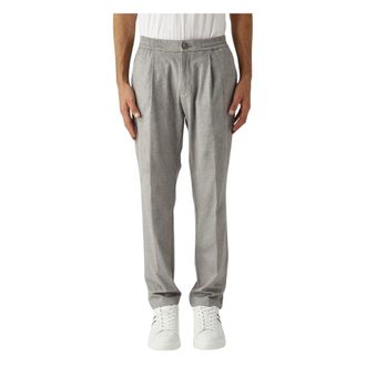 Herno Resort Hose in Melange-Wildlederoptik - - Trousers - Herren - Grau - M