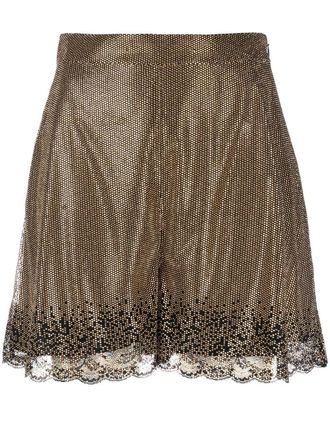 Elie Saab short court &agrave; d&eacute;tails de clous