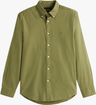 Tommy Hilfiger Chemise col am&eacute;ricain en coton m&eacute;lang&eacute;