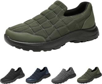 Generic Bottes de neige &agrave; enfiler pour homme - Chaussures de travail &eacute;paisses et chaudes - R&eacute;sistantes &agrave; leau - Chaussures dhiver antid&eacute;rapantes - Chaussures 