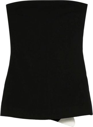 Entire studios Entire Studios, Femme, Tops, Noir, Taille: 36 FR Strapless Panelled Top