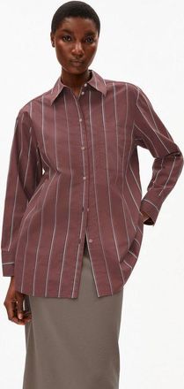 Armedangels Langarmbluse HALIAA STRIPED Bluse aus Bio-Baumwolle Loose Fit
