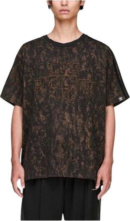 adidas 006 Logo Oversize T-Shirt - Homme - Tops - Noir - Taille: S