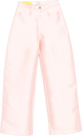 Marques Almeida satin belt-loop trousers - Rosa