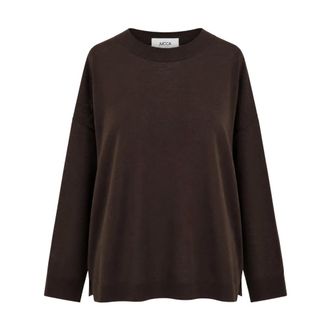 Jucca Maille col rond - Femme - Pulls - Brun - Taille: 44 FR
