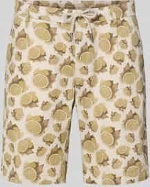 Bugatti Bermudas mit Kordelzug und Eingrifftaschen