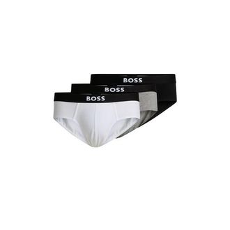 HUGO BOSS Lot de 3 slips en coton m&eacute;lang&eacute;