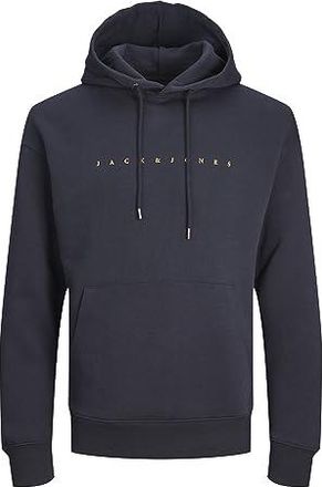 Jack & Jones Plus JJESTAR JJ Sweat &agrave; Capuche Noos PLS, Bleu Marine, XXXXXXXL