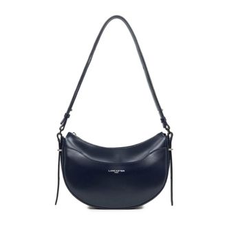 Lancaster Stilvolle halbmondf&ouml;rmige Tasche mit Rei&szlig;verschluss - - Bags - Damen - Blau - ONE SIZE