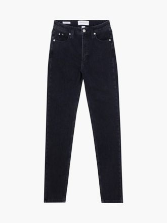 Calvin Klein Jeans Calvin Klein Damen Jeans Hose Skinny High Waist, Schwarz (Denim Black), 27W/30L