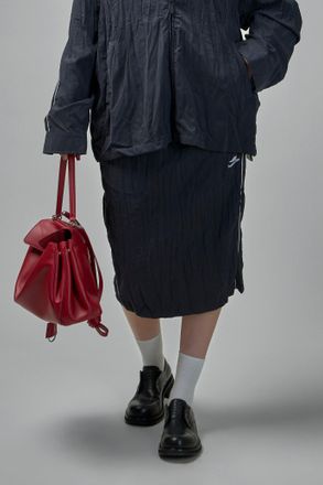 Balenciaga Pleated Tracksuit Dress