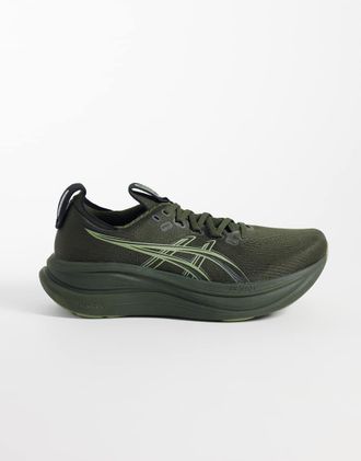 Asics Gel-Nimbus 28 - Baskets de course - Kaki vintage-Vert