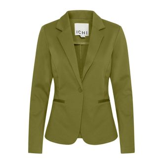 Ichi Ichi, Femme, Vestes, Vert, Taille: 38 FR Blazer Ihkate