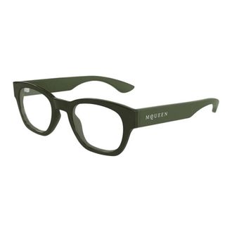 Alexander McQueen Am0530O Optische Brille - - Accessories - Herren - Gr&uuml;n - 52 MM