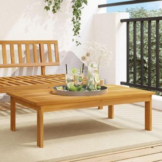 vidaXL Table de jardin 100x60x30 cm bois dacacia solide - Vidaxl