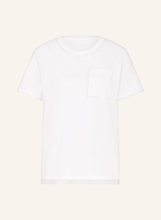 Marc Cain T-Shirt Mit Nieten weiss