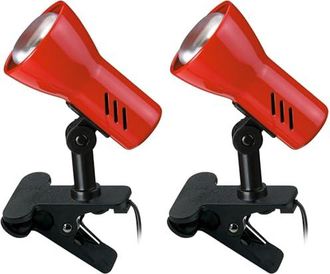 Briloner Nachttischlampe, Schreibtischlampe, Tischlampe, Leselampe, B&uuml;rolampe, Buch Klemme, Klemmlampe, Kinderzimmer, Schwenkbar, Schnurschalter, 1x E14, max, 