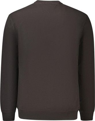 Tommy Hilfiger Logo-Embroidered Cotton Sweatshirt - Black