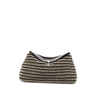 Toteme Pochette en cuir tress&eacute; T-Lock - Femme - Sacs - Multicolore - Taille: ONE Size