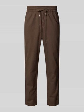 Matinique Straight Fit Leinenhose mit elastischem Bund Modell Barton