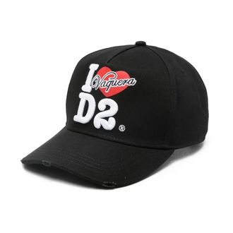 Dsquared2 unisex, Accessoires, Noir, Taille: ONE Size Casquette de baseball avec logo