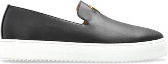 Giuseppe Zanotti Homme, Chaussures, Noir, Taille: 43 EU Chaussures Slip-on