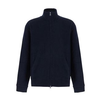 Nn.07 Pullover mit hohem Kragen - - Knitwear - Herren - Blau - S