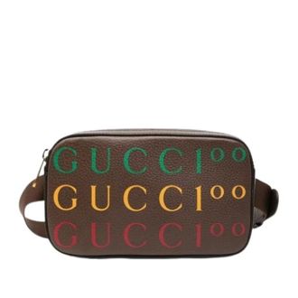 Gucci Pre-owned Cuir sacs-gucci - Homme - Pre-owned - Brun - Taille: ONE Size