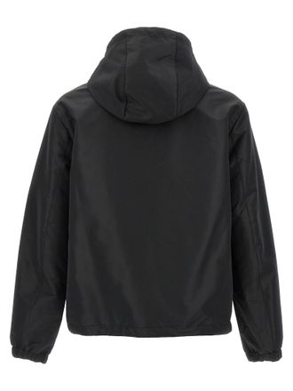 Fendi Logo Tech Fabric Blouson - Black