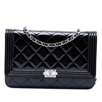 Chanel Pre-owned Boy Wallet on Chain - Femme - Pre-owned - Noir - Taille: ONE Size