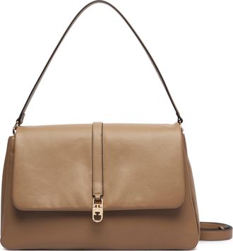 Tommy Hilfiger Handtasche Tommy Hilfiger Th Libre Satchel AW0AW19197 Beige