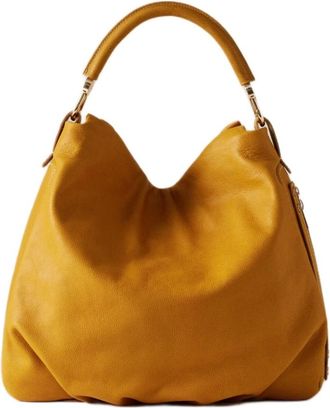Borbonese Femme, Sacs, Jaune, Taille: ONE Size Shoulder Bag