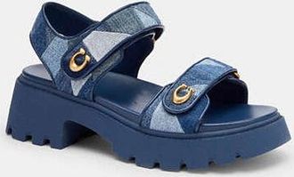 Coach Brynn Plateau-Sandale mit Patchwork