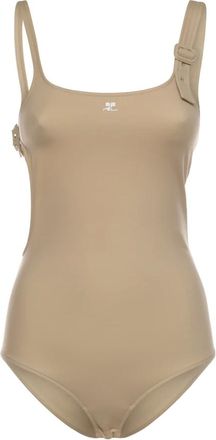 Courr&egrave;ges Femme, Tops, Beige, Taille: 40 FR Body